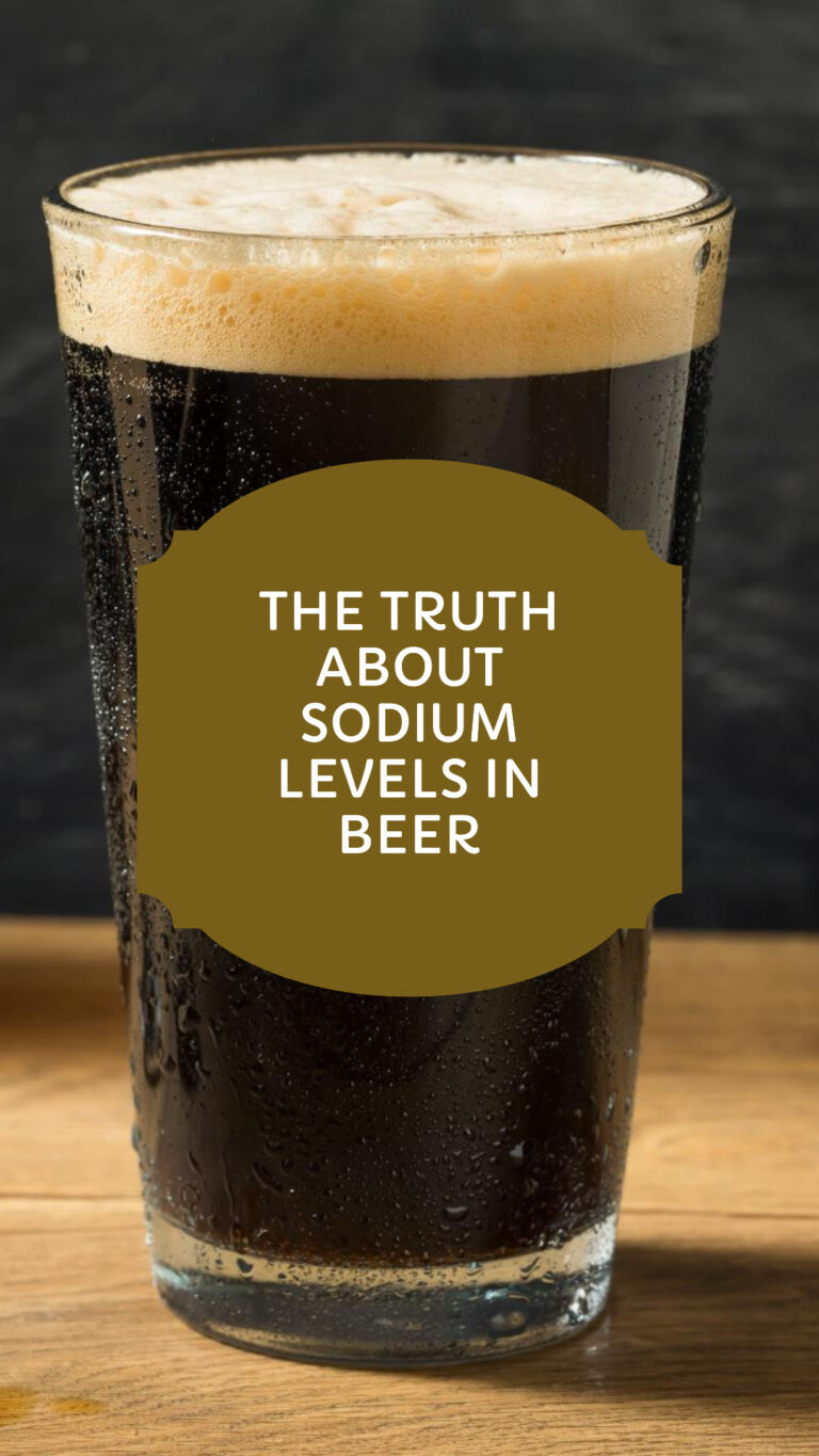 Is There Salt in Beer: Exploring Sodium Levels - Nutri Inspector