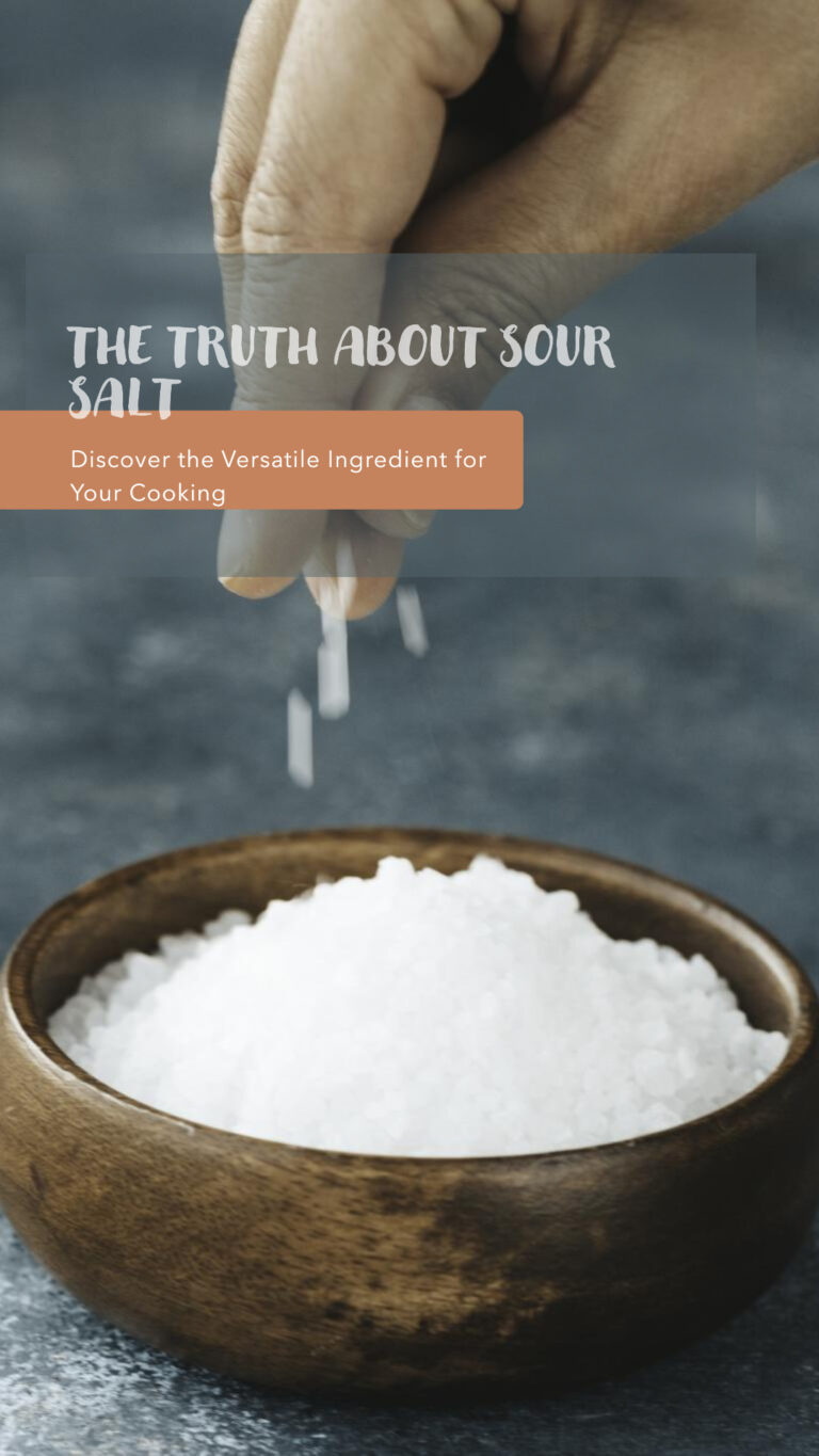 What is Sour Salt: Unveiling the Truth - Nutri Inspector
