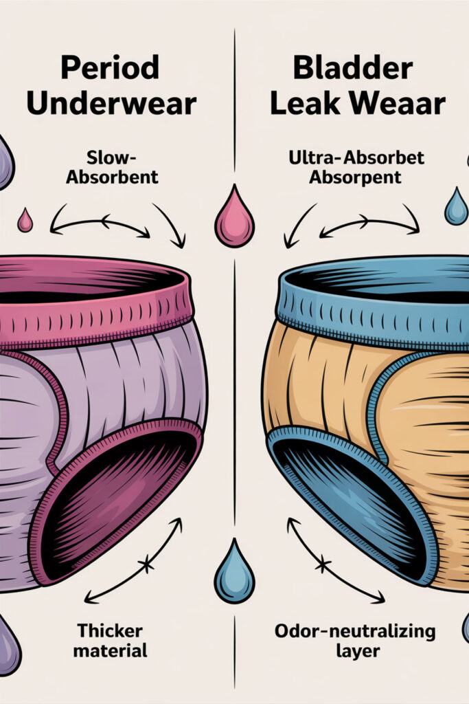 Can You Use Period Underwear for Bladder Leaks Safely - Nutri Inspector